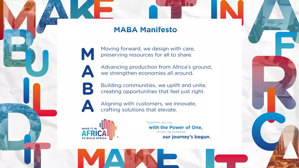 Make it in Africa to Build Africa (MABA)